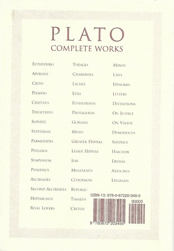Plato: Complete Works – Near New Express